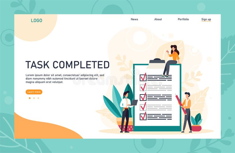 People Creating and Checking Plan on Huge Check List Application ...