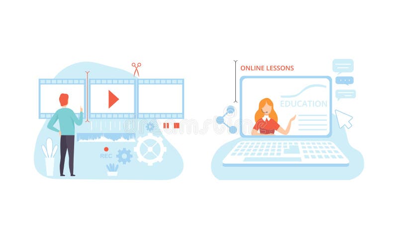 People Creating Video Content, Commercial Blog Posting Technology ...