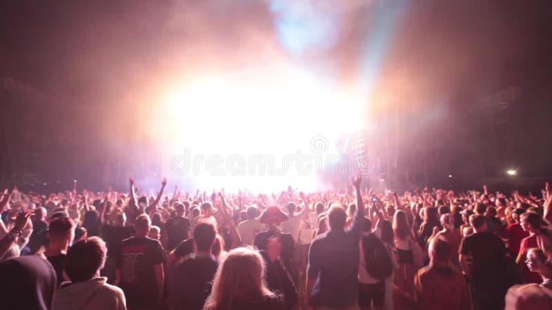 Organized Group of Football Fans Clapping Hands, Cheering for National ...