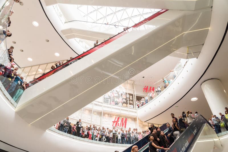 People Crowd Shopping in Luxury Mall Interior Editorial Stock Image ...