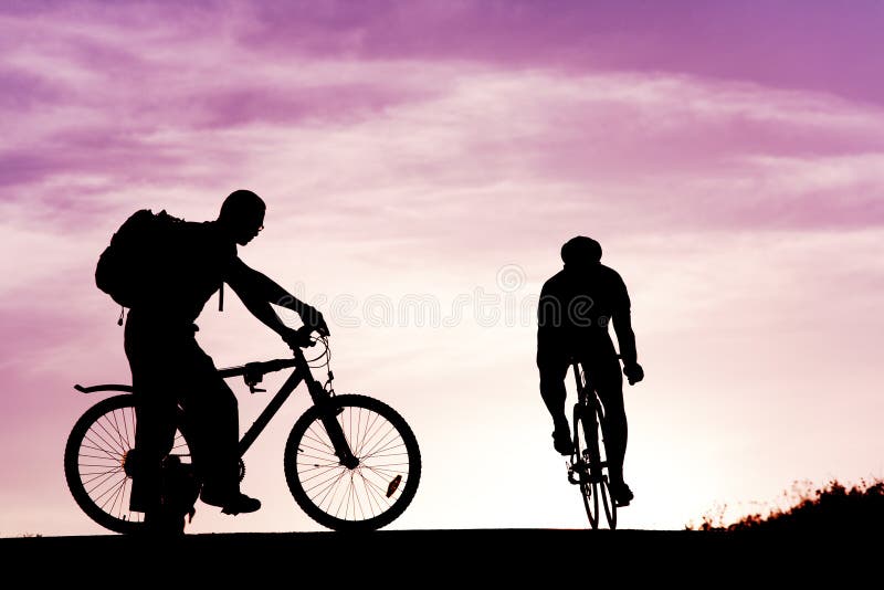 People cycling stock photo. Image of relaxation, nature - 9126244