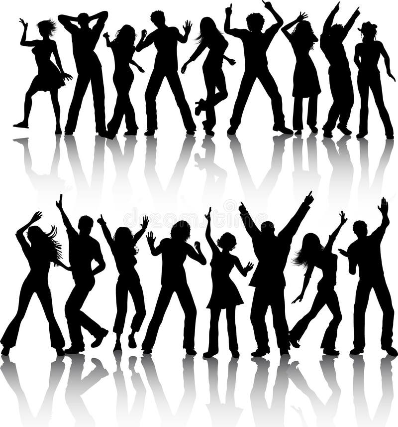 People Dancing Vector stock vector. Illustration of design - 26272715