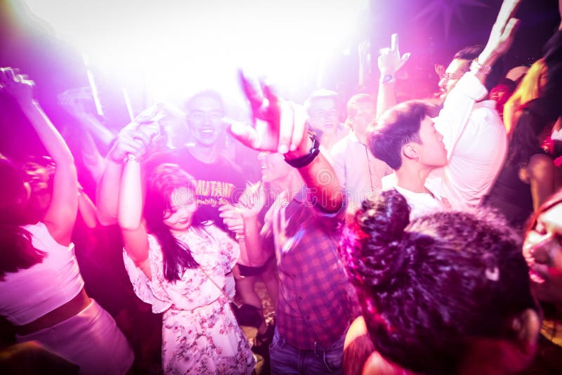 People in a club editorial image. Image of female, dancing - 116792125