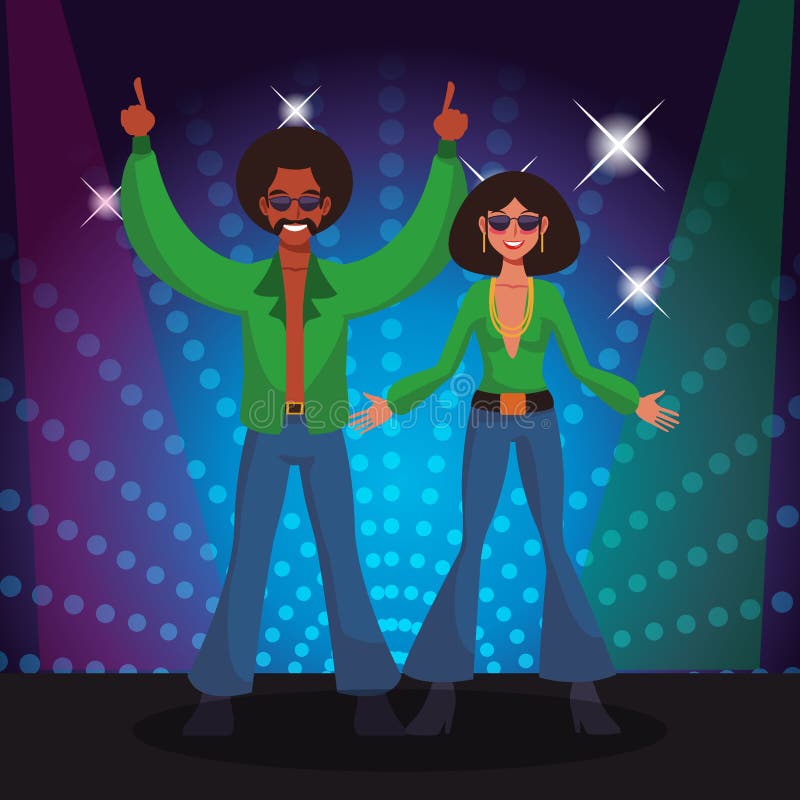 Disco Dancing Cartoons Stock Illustrations – 88 Disco Dancing Cartoons ...