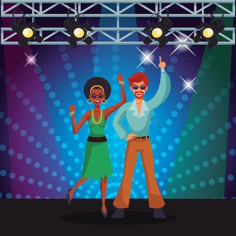 Disco Dancing Cartoons Stock Illustrations – 88 Disco Dancing Cartoons ...