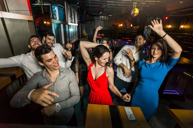 People Dancing in Night Club Stock Image - Image of drinks, holidays ...