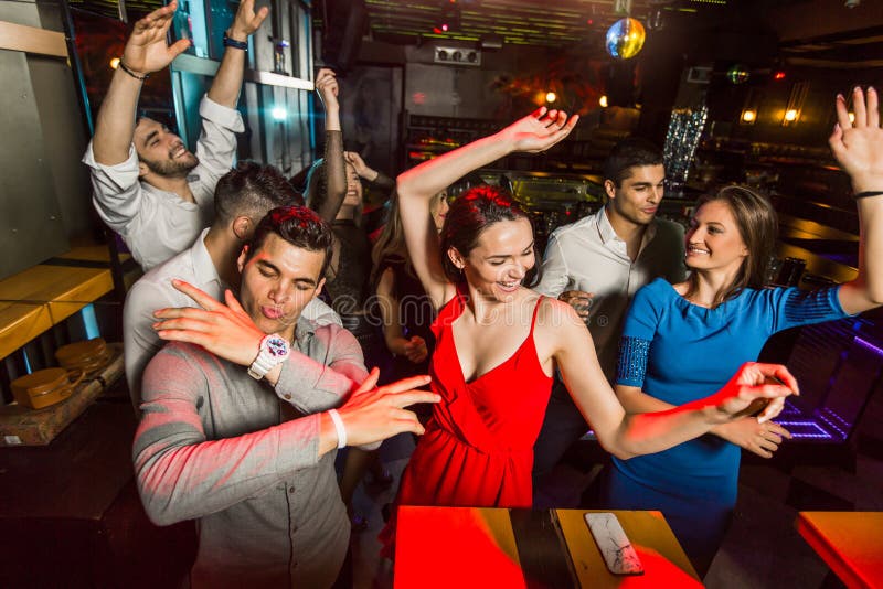 People Dancing in Night Club Stock Image - Image of clubber, dance ...