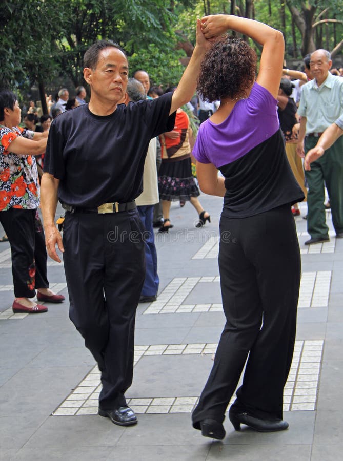 People are Dancing in Park of Chengdu Editorial Photography - Image of ...