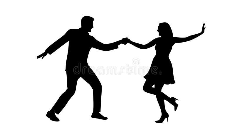 People Dancing Silhouette, Celebration, Joy, Movement, Vector Design ...