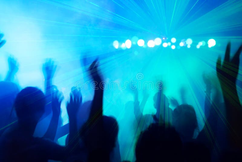 People Dancing To the Disco Beat. Stock Photo - Image of human ...