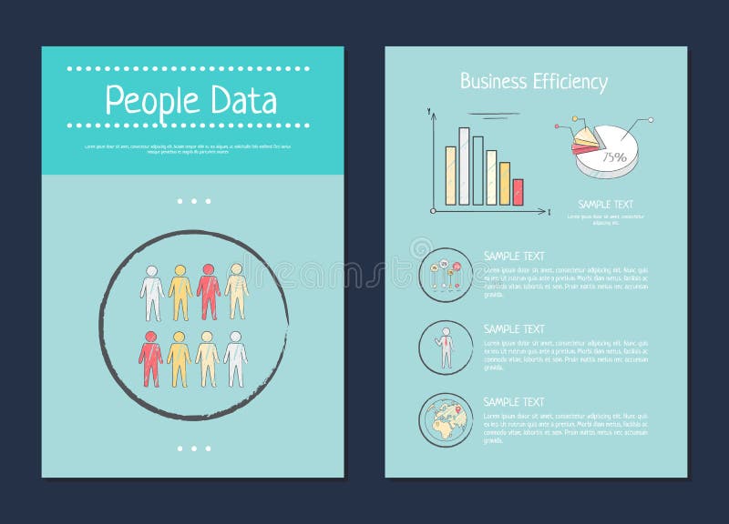 People Data and Business, Vector Illustration Stock Vector ...