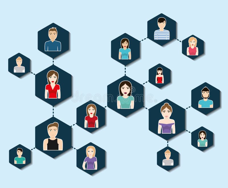 People Design. Connection Icon. Colorfull Illustration, Graphic Stock ...