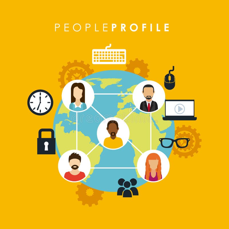 People design stock vector. Illustration of graphic, element - 44890214