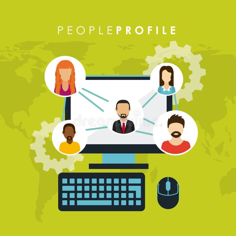 People design stock vector. Illustration of vector, silhouettes - 44890284