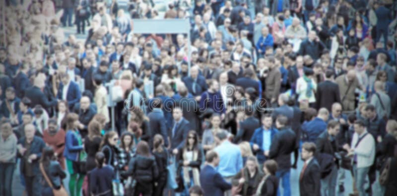 People Details Abstract, Intentionally Blurred Background Stock Image ...