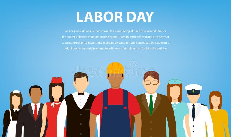 People of Different Occupations. Professions Set. International Labor ...