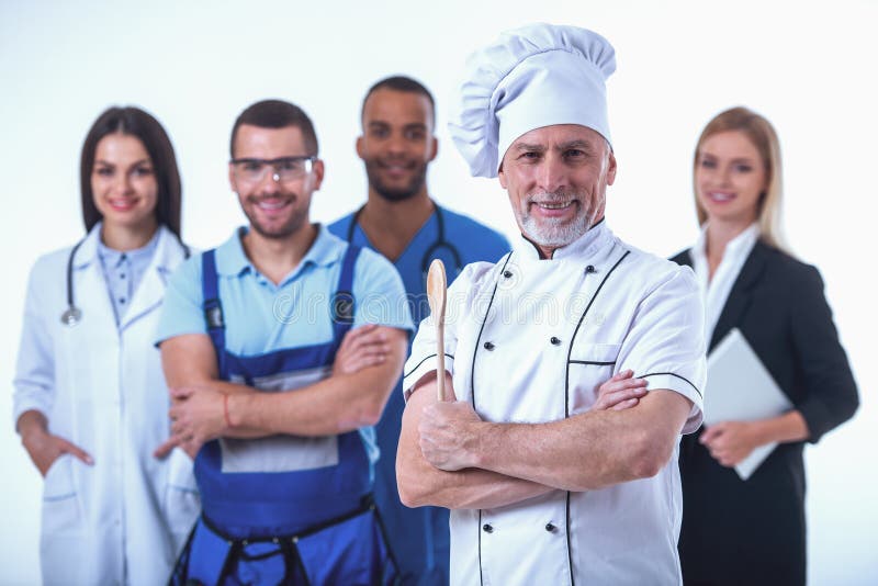 People Different Professions Uniforms Stock Photos - Free & Royalty ...
