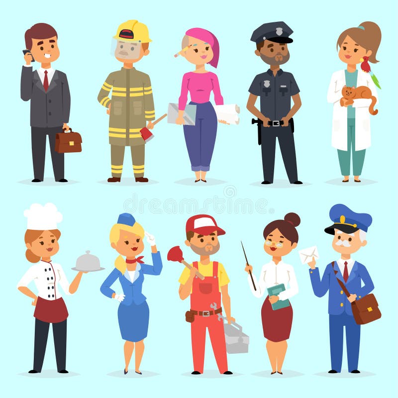 Different Careers Clipart