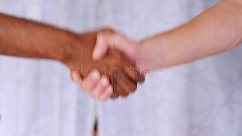 People of Different Races Handshake Stock Video - Video of gesture ...