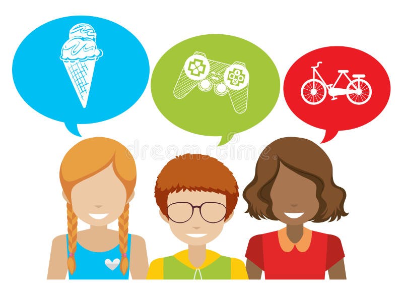 People with Different Thoughts Stock Vector - Illustration of cloud ...