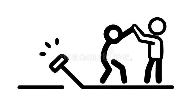 People Digging or Working Together Vector Icon Illustration, Vector ...