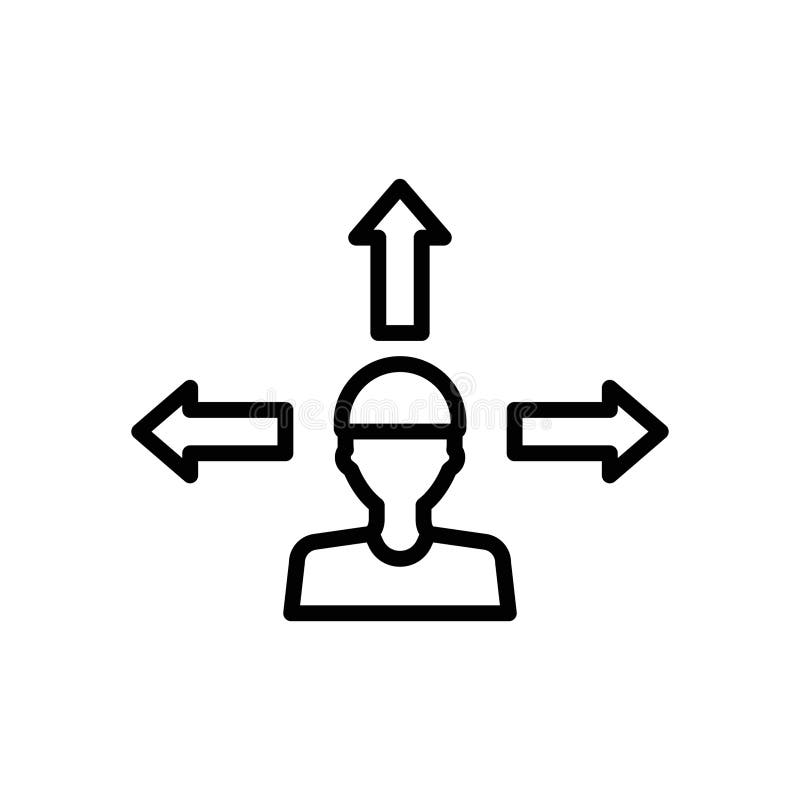 People Direction Icon Set Navigation Illustrations for Crowds and Event ...
