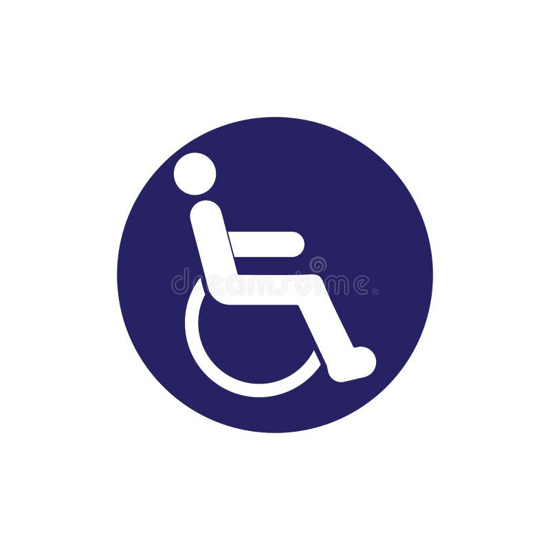 People with Disability Logo Vector Design Stock Vector - Illustration ...
