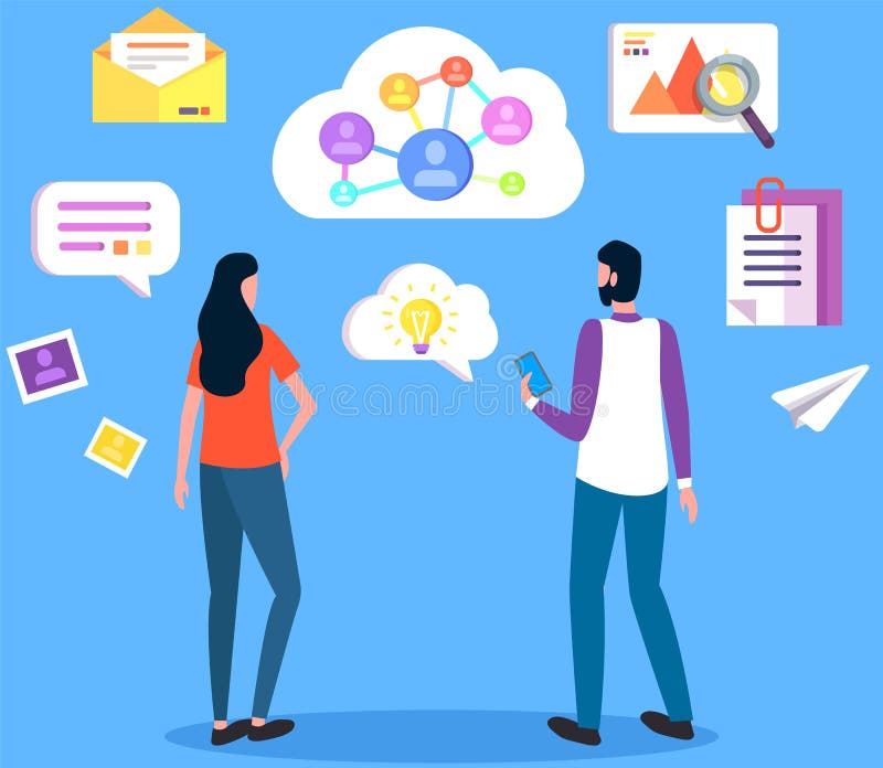 People Discussing New Digital Project Development. it Managers ...