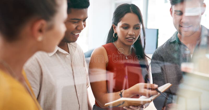 People, Diversity and Ideas in Brainstorming or Workshop in Boardroom ...