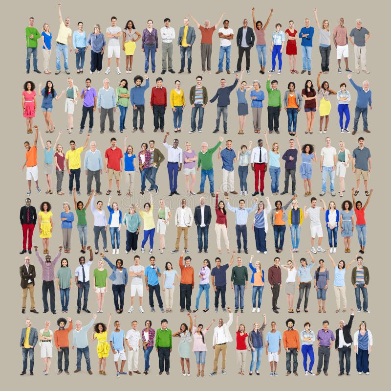 Community Concept with People Silhouettes Stock Vector - Illustration ...