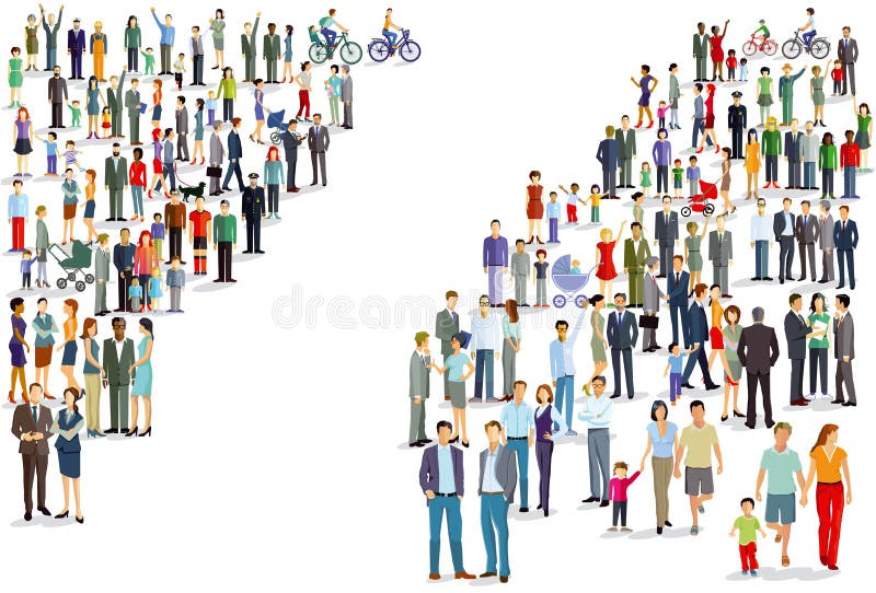 Person Divided Two Stock Illustrations – 135 Person Divided Two Stock ...