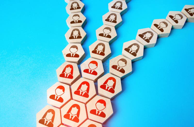 People are Divided into Smaller Groups. Collapse of the Organization ...