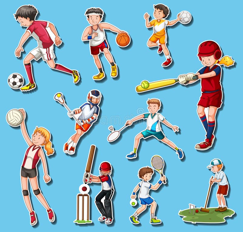 Different Types Sports Stock Illustrations – 368 Different Types Sports ...