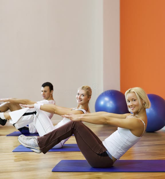 People Doing Fitness Exercise Stock Photo - Image of active, exertion ...