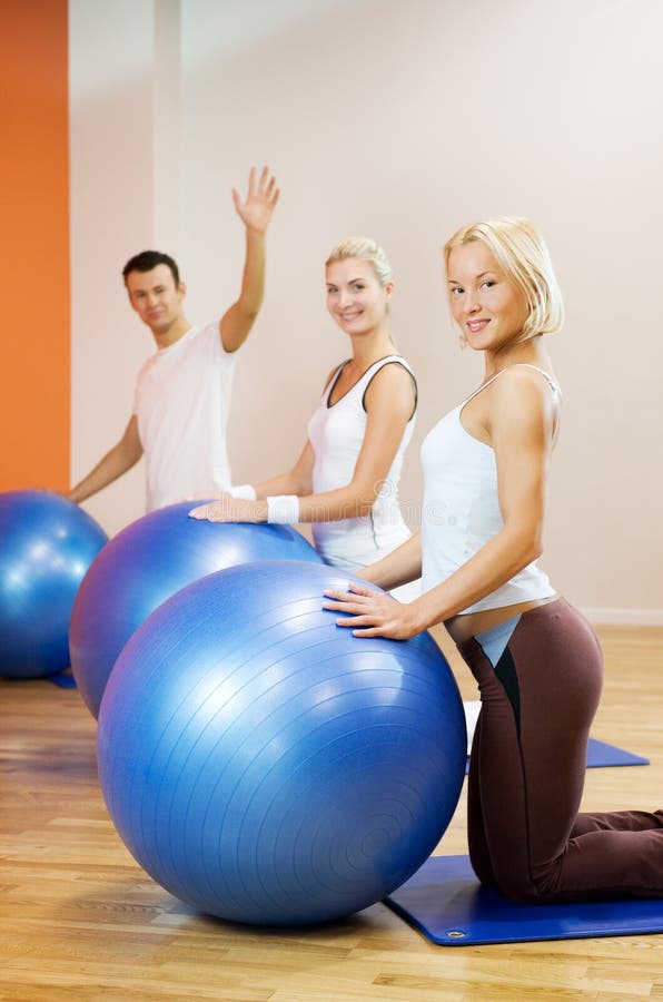 People Doing Fitness Exercise Stock Image - Image of girl, exertion ...