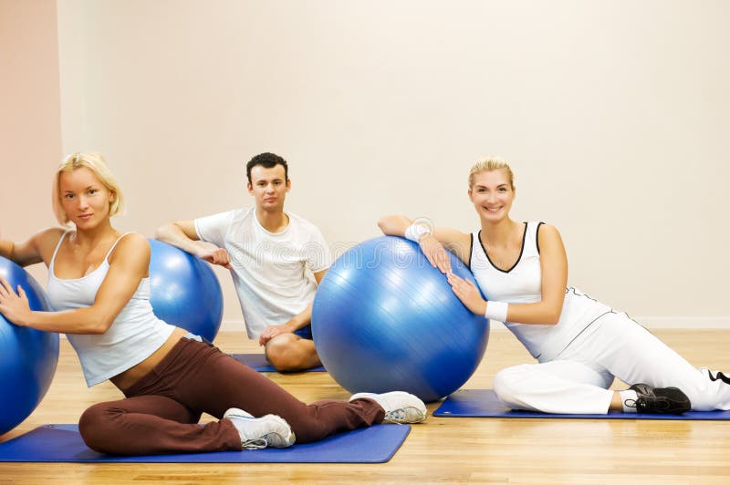 People Doing Fitness Exercise Stock Photo - Image of life, diet: 7941952