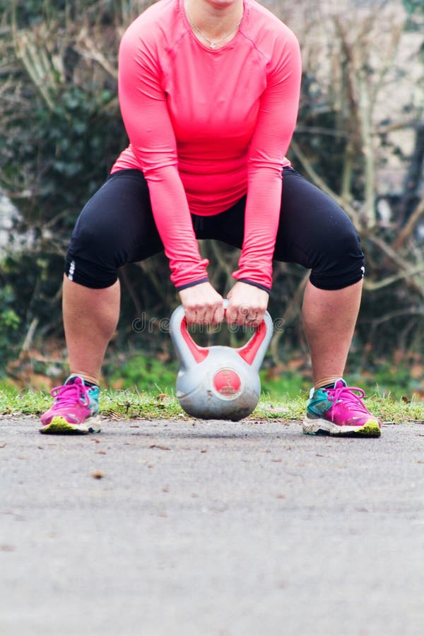 People Doing Keep Fit Exercise in Park Stock Photo - Image of thirties ...
