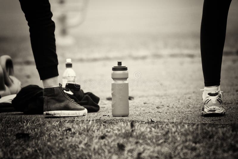 People Doing Keep Fit Exercise in Park Stock Image - Image of thirties ...