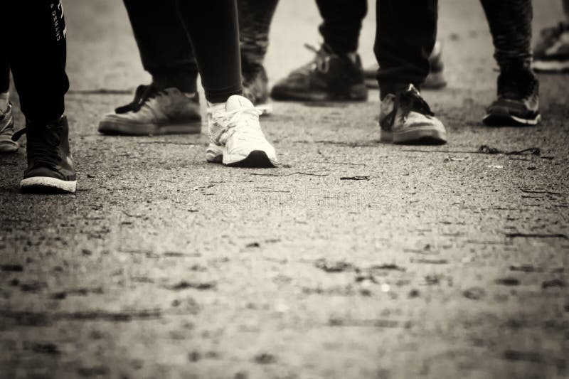 People Doing Keep Fit Exercise in Park Stock Image - Image of excercise ...
