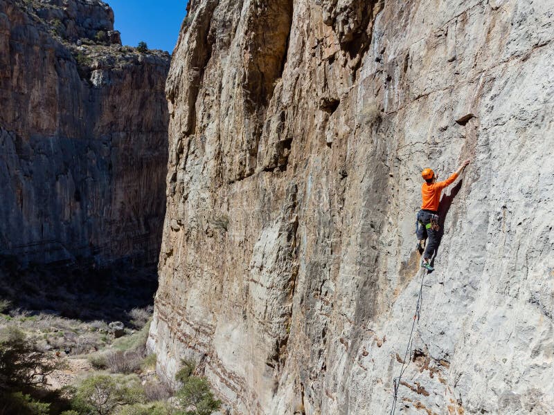 People Doing Rock Climbing Sports Stock Photo - Image of downtown, area ...