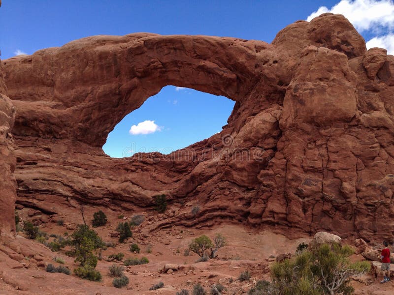People at Double Arch editorial photo. Image of plateau - 44003321