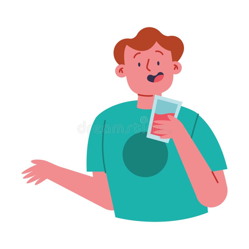 People Drinking Illustration Stock Vector - Illustration of lifestyle ...