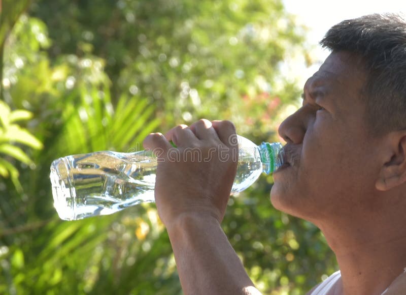 People drinking water. stock photo. Image of drinking - 281716698