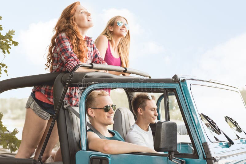 People Driving Off-road Car Stock Photo - Image of together, travel ...