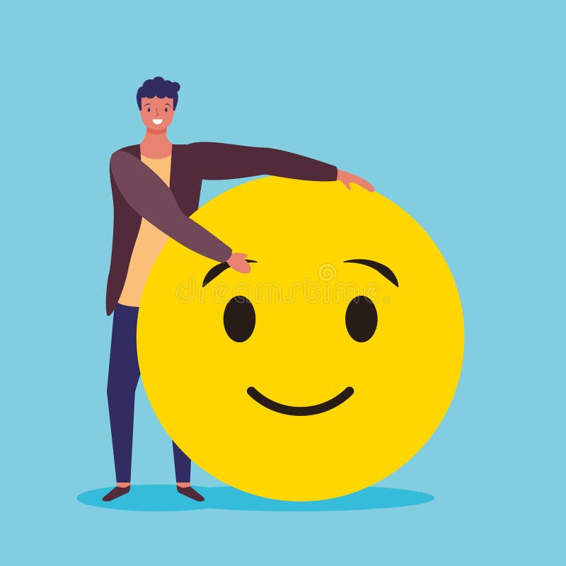 People and emojis stock vector. Illustration of vector - 141494927