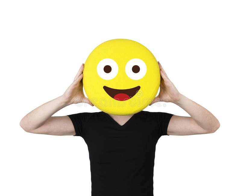 People with Emoticon Positive Face Stock Image - Image of mood ...
