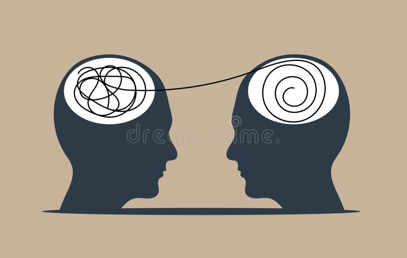 Psychology Overthinking Two Heads with Different Thought Patterns ... Psychology Overthinking Two Heads with Different Thought Patterns ...