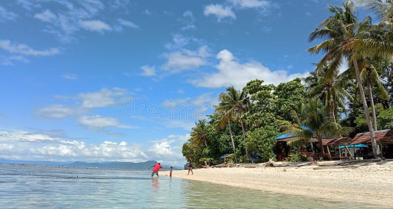 The Beauty of Base-G Beach in Jayapura, Papua Editorial Photography ...