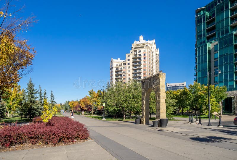 People Enjoying Calgary S Pathway System Editorial Stock Photo - Image ...