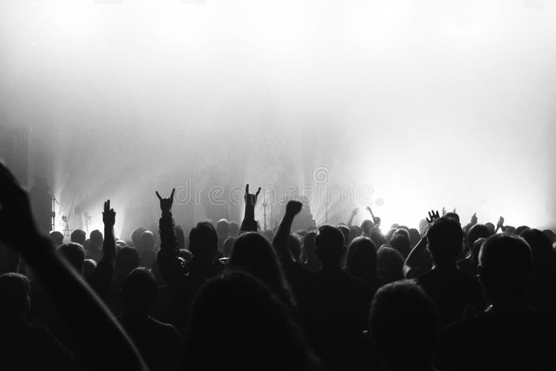 People Enjoying at Music Concert Editorial Stock Image - Image of ...